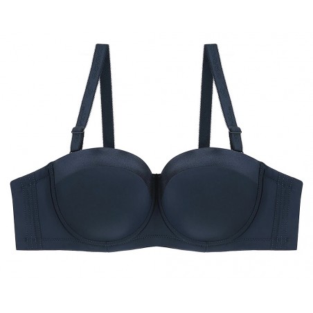 Sutien cu banda de silicon, efect de push-up B C D E 03